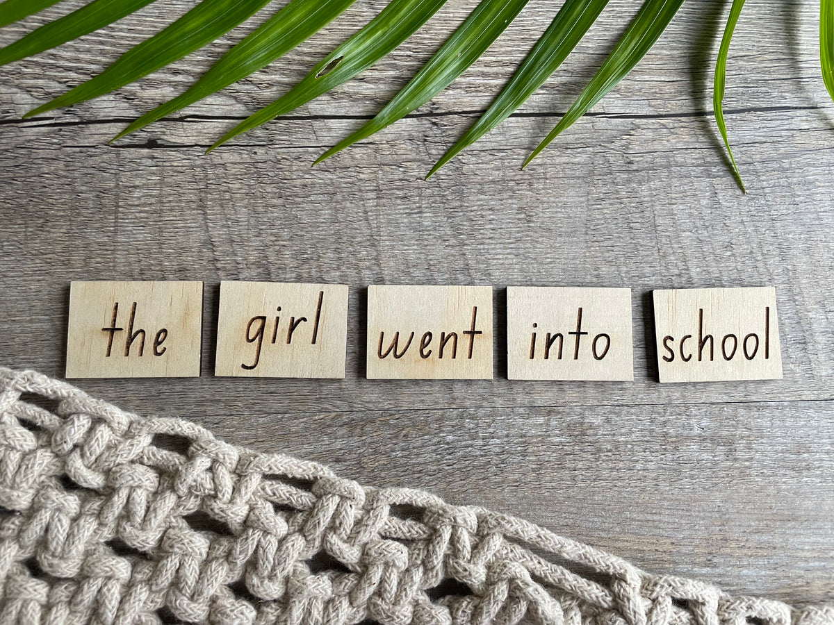 First 100 Sight Word Tiles - Plywood – My Custom Cut