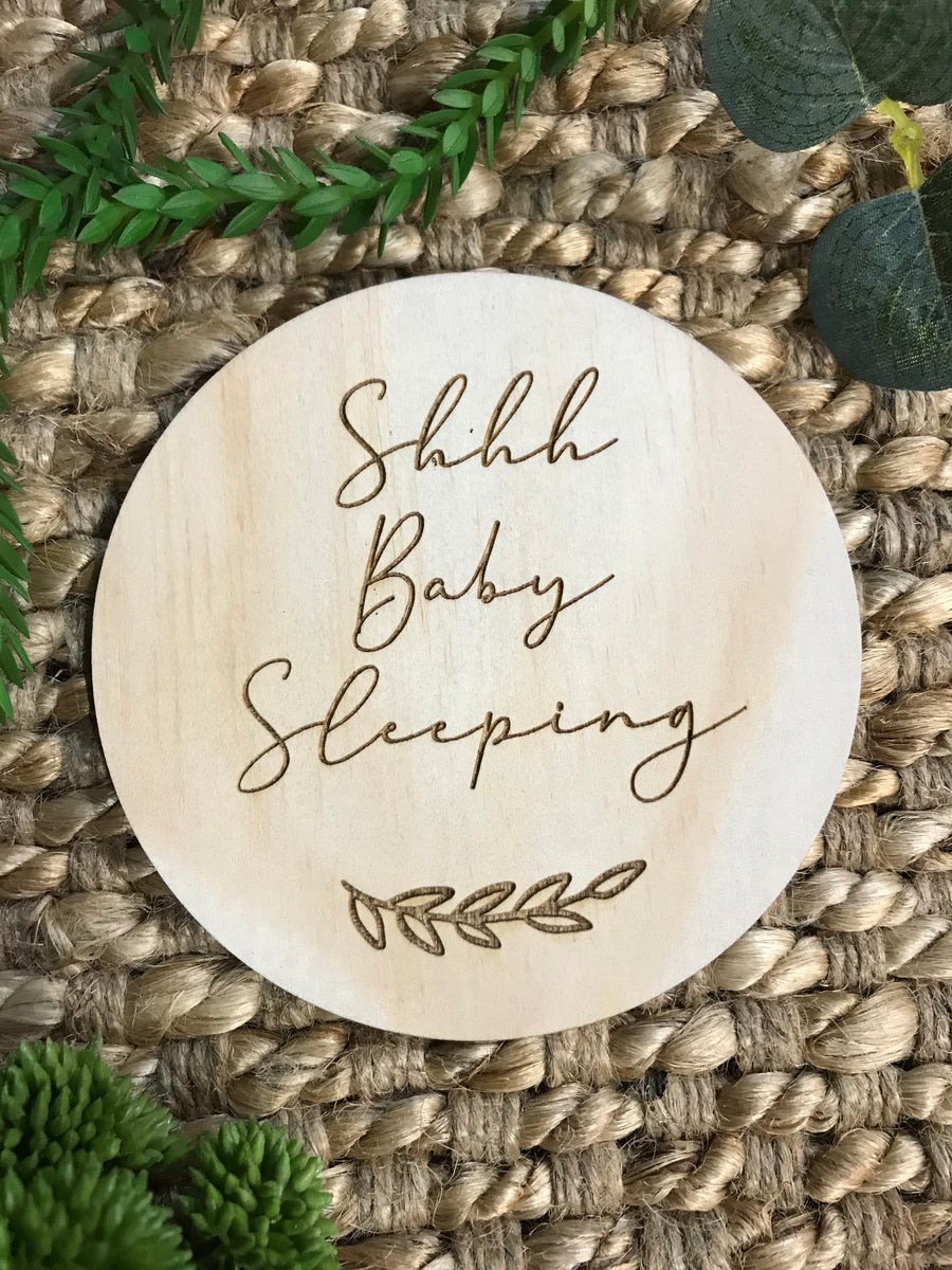 Shhh Baby Sleeping – My Custom Cut